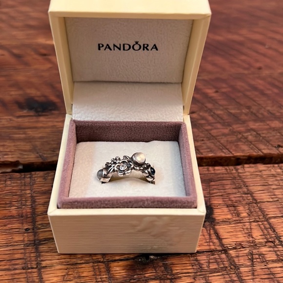 Pandora | Jewelry | Pandora Topaz And Moonstone Hard To Find Vintage ...